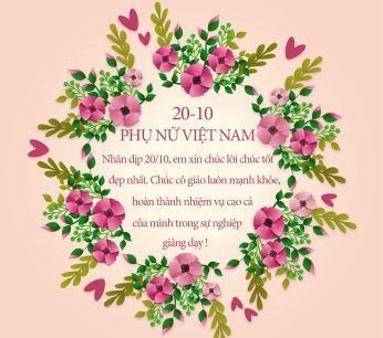 60+ thiệp 20/10 cực kỳ ý nghĩa “đốn tim” phái đẹp 2026